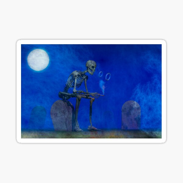 "Puff break" Sticker by fotokatt | Redbubble