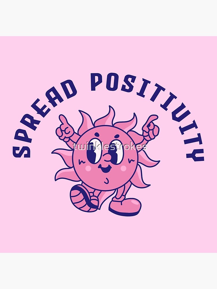 "Spread Positivity Smiley Face" Poster for Sale by twinklestrokes ...