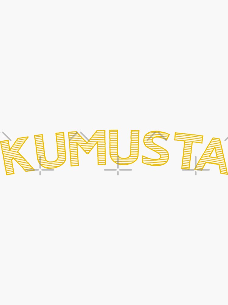 "Kumusta Filipino Pride" Sticker for Sale by FilipinoMerch | Redbubble