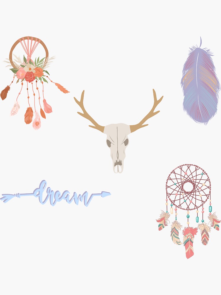 "Hydro flask Boho sticker pack" Sticker for Sale by mariagmayorga ...