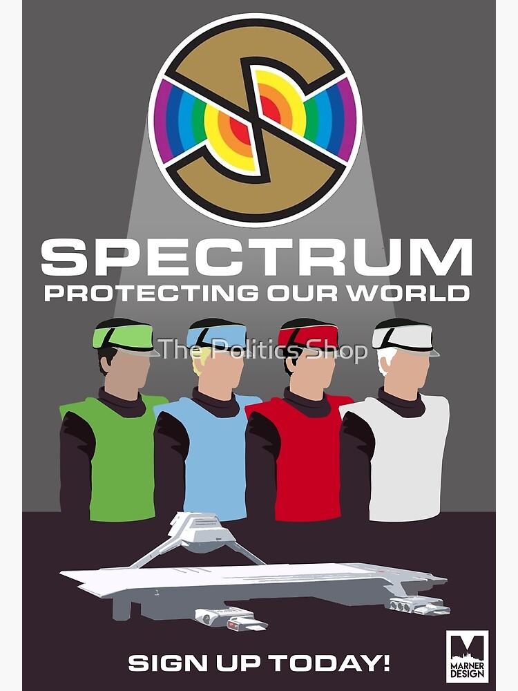 "Spectrum Poster" Poster by KentishRed | Redbubble