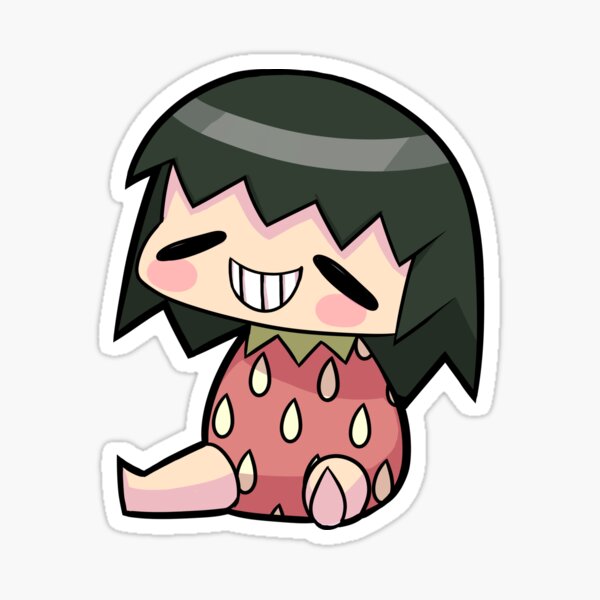 "Cute Strawberry Hanta Sero Chibi" Sticker for Sale by spicedmilklatte ...