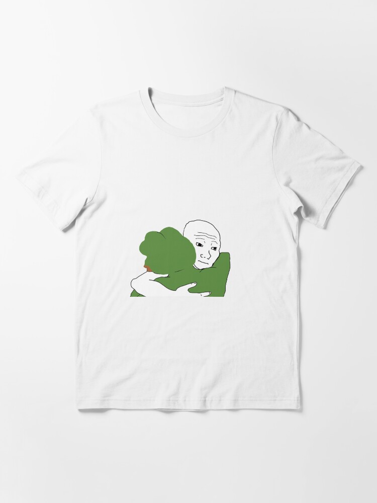"Wojak Pepe Hug meme" T-shirt for Sale by 1Zaners | Redbubble | wojak t ...