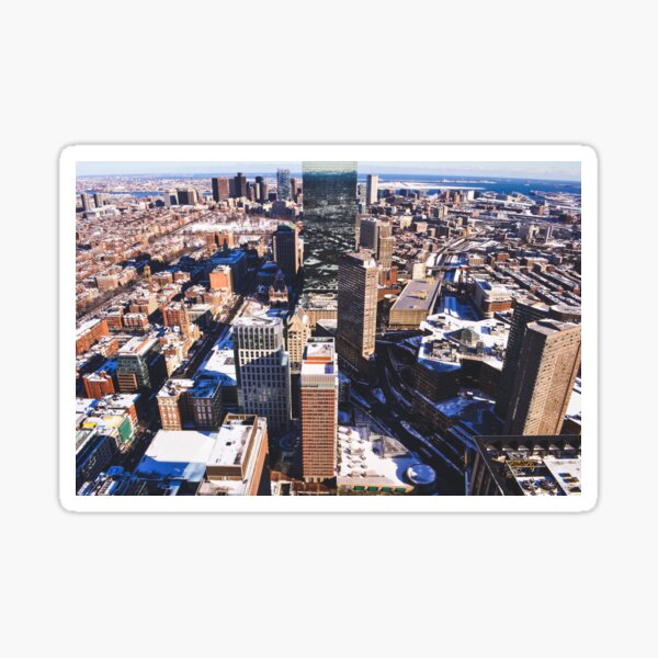 "Boston skyscrapers" Sticker for Sale by emmarsheehan | Redbubble