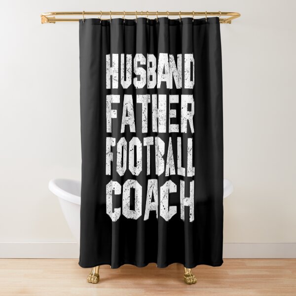 Funny Football Coach Quote Shower Curtains | Redbubble