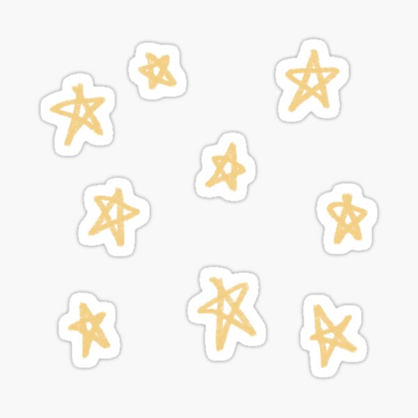 "messy stars" Sticker by 70stars | Redbubble
