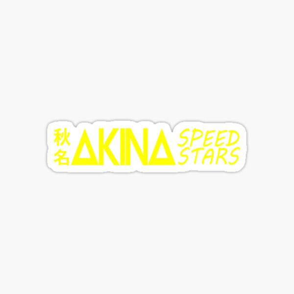 "Akina Speed Stars Diecut" Sticker by Empreza | Redbubble