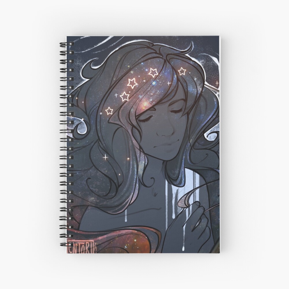 "Shooting Star" Spiral Notebook for Sale by Elentori | Redbubble