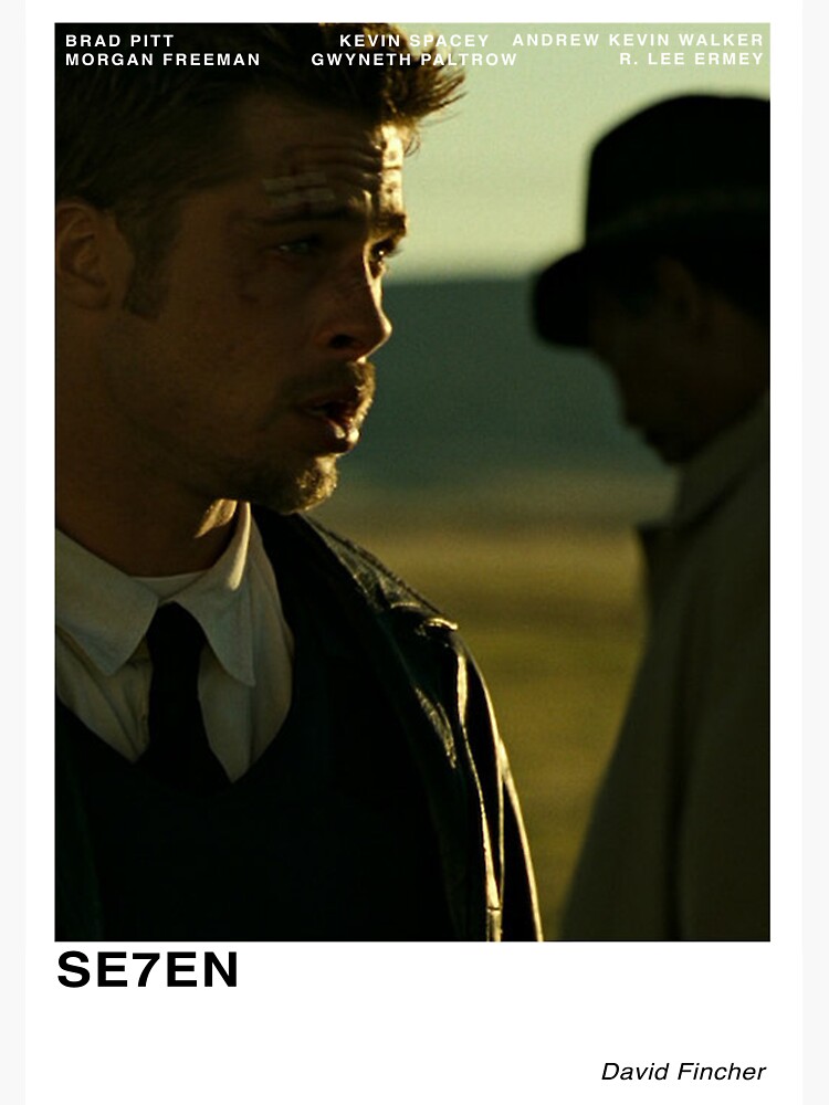 "Se7en" Sticker for Sale by PuzzleBuzz | Redbubble
