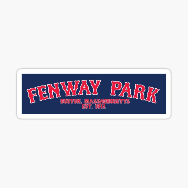 "FENWAY PARK" Sticker for Sale by thatDudeAZ89 | Redbubble