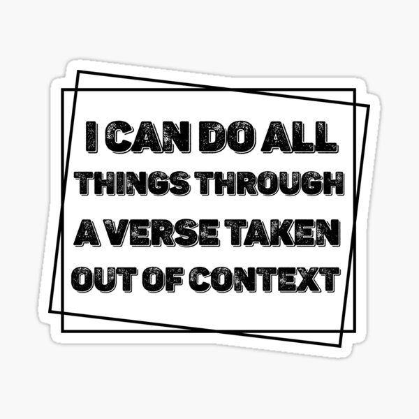 Paper & Party Supplies Stickers, Labels & Tags Out Of Context Bible ...