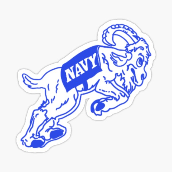 "Bill the Goat U.S. Naval Academy Logo" Sticker for Sale by Nick1713 ...