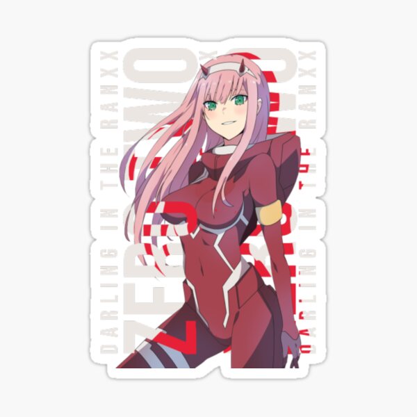 "Zero Two" Sticker for Sale by SpicerPatty | Redbubble