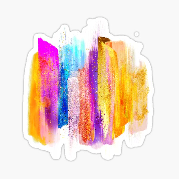 "Blending colors " Sticker for Sale by vikassaxenablr | Redbubble