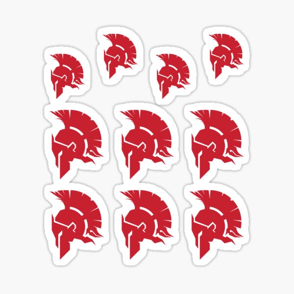 "SPARTAN" Sticker by LUPTO | Redbubble