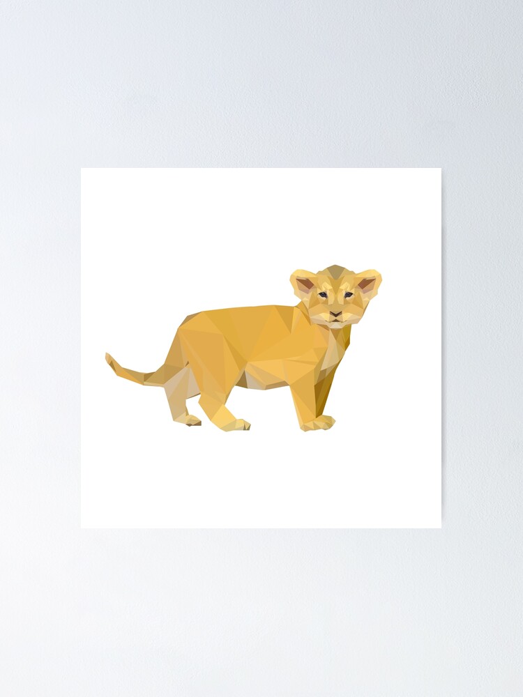 "Vector Simba" Poster for Sale by SuperStoreworld | Redbubble