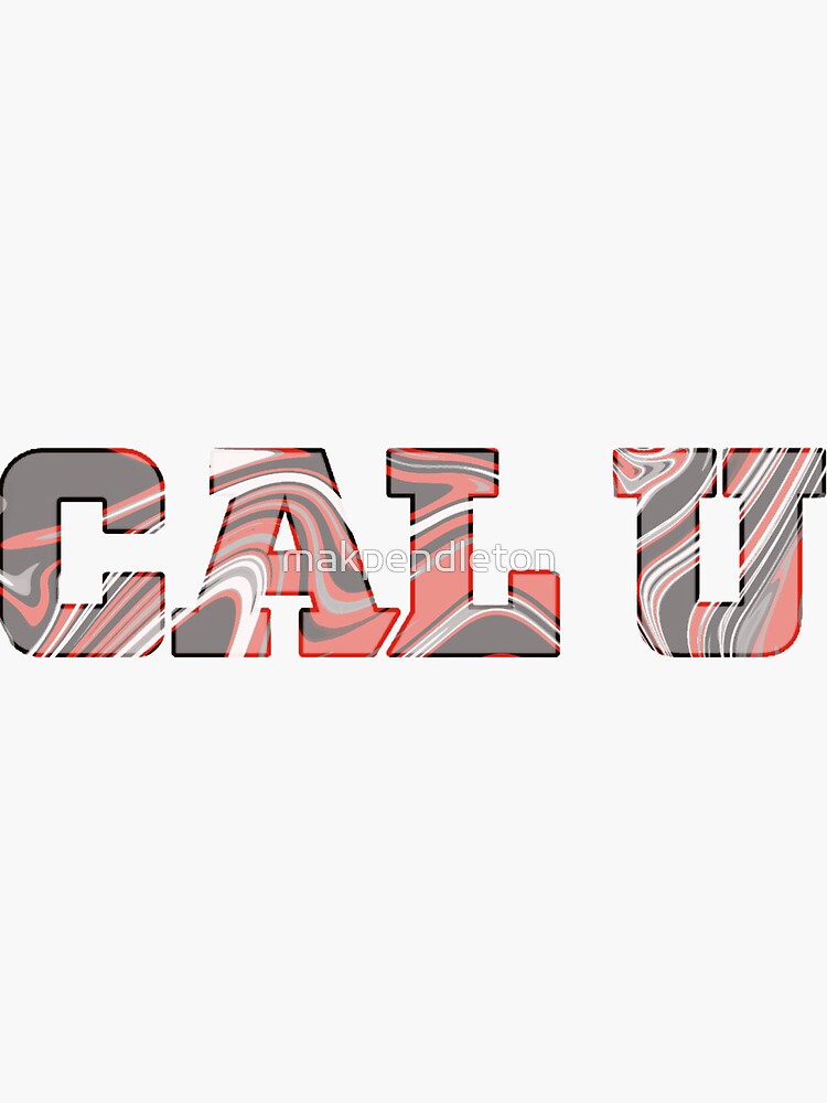 "Calu watercolor (logo)" Sticker for Sale by makpendleton | Redbubble