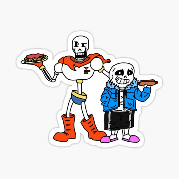 "UNDERTALE - Sans and Papyrus" Sticker for Sale by EvieDean | Redbubble