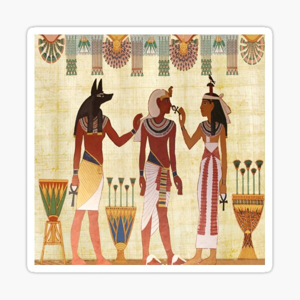 "Egyptian Pharaoh" Sticker for Sale by Wahbastore | Redbubble