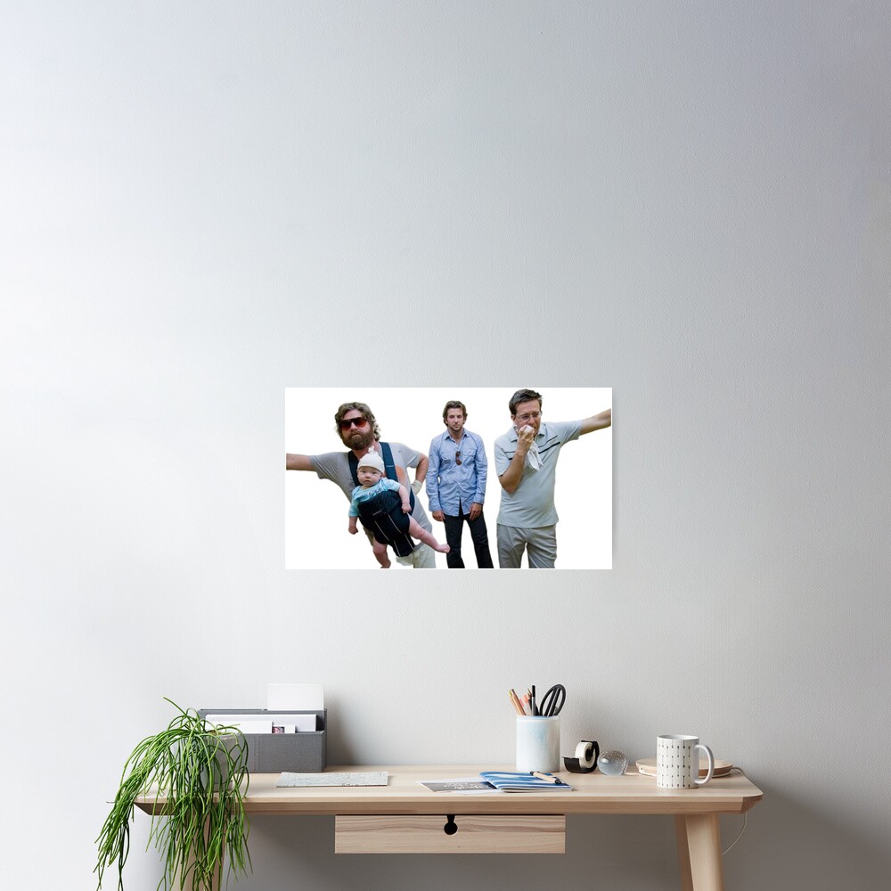 "HANGOVER ELEVATOR SCENE" Poster for Sale by kenziemerenda | Redbubble