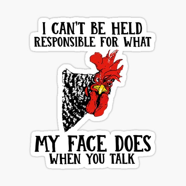 "Angry Rooster" Sticker for Sale by DollerStore | Redbubble