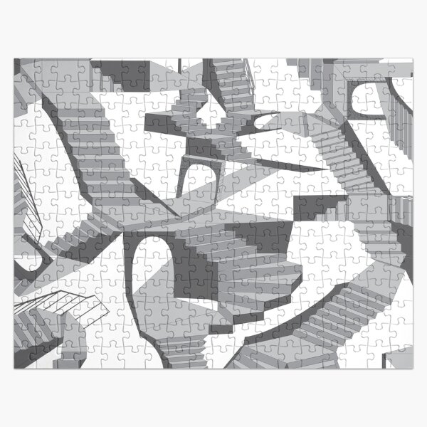 Escher Stairs Jigsaw Puzzles | Redbubble