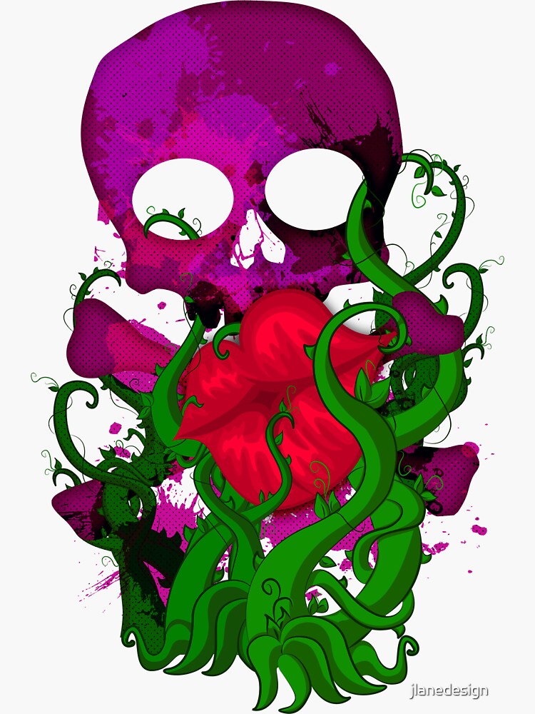 "The Poison" Sticker for Sale by jlanedesign | Redbubble