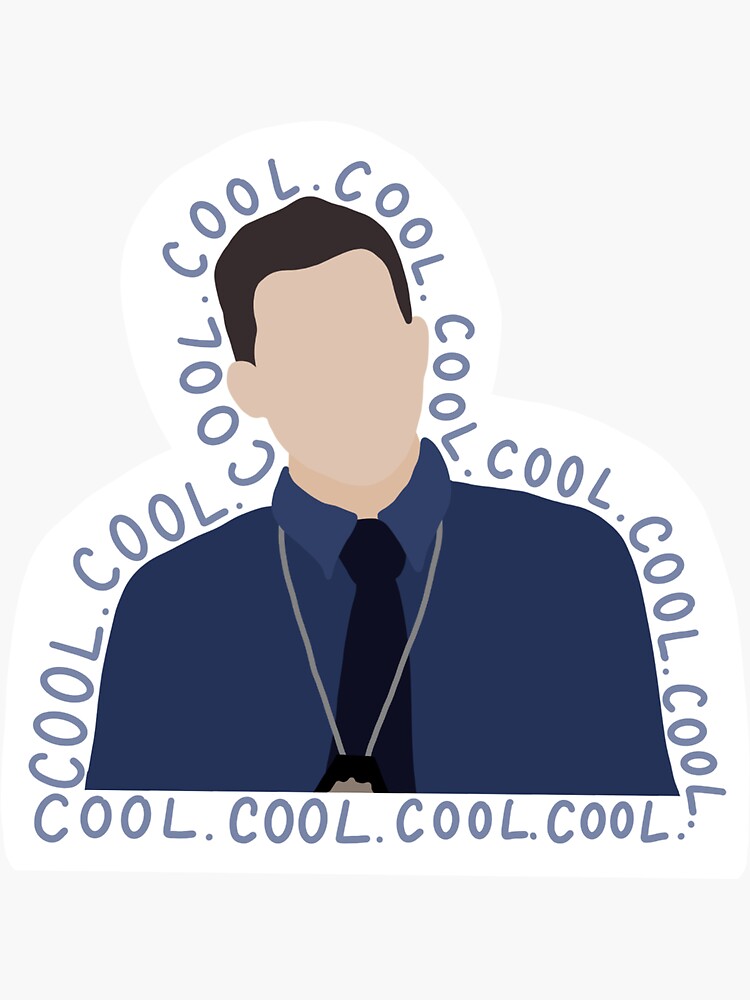 "cool cool jake peralta sticker" Sticker for Sale by grovebailey ...