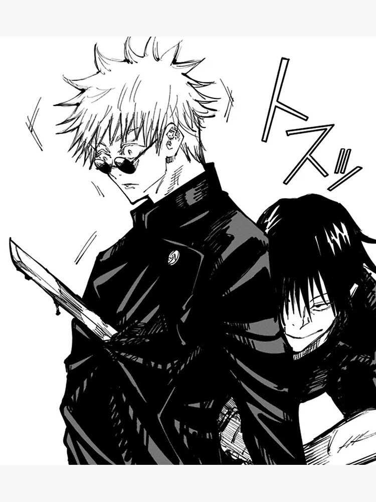 Sticker « Toji Fushiguro poignarde Gojo Satoru - Jujutsu Kaisen Manga ...