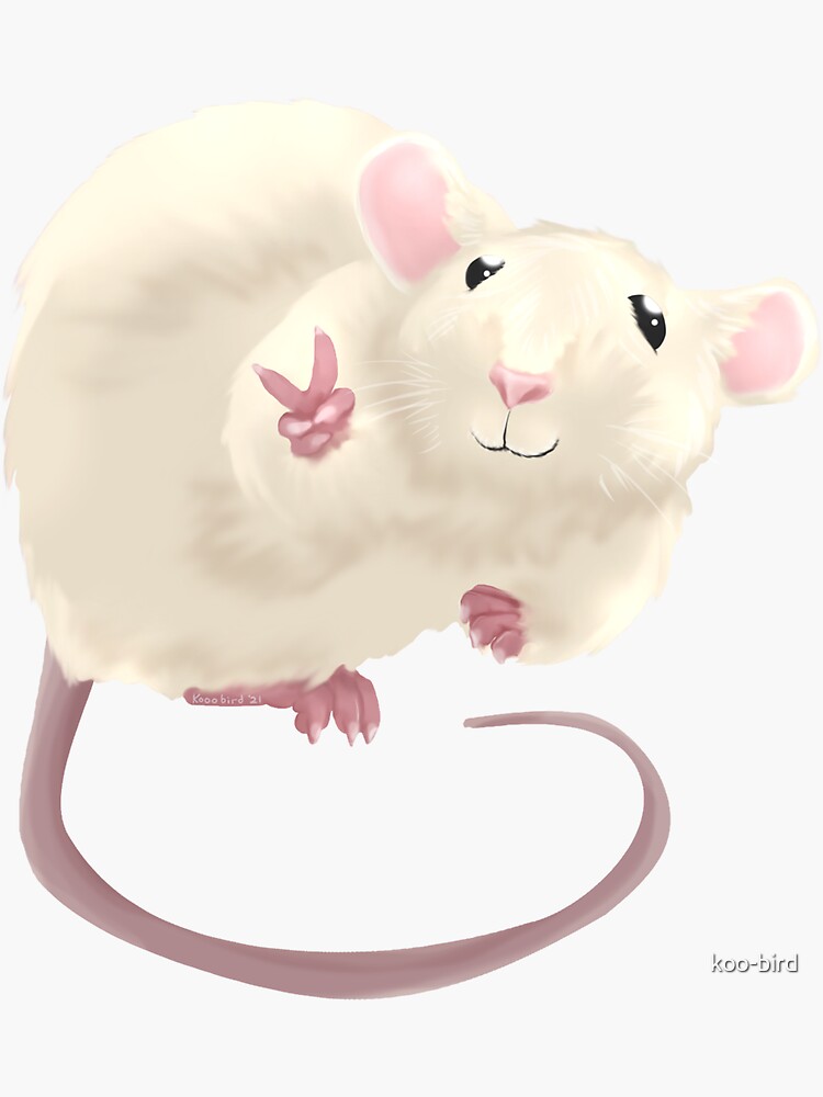 "Peace Love Rats" Sticker by koo-bird | Redbubble