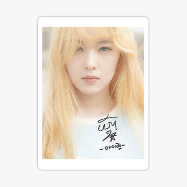 "Red Velvet Irene Signature Ice Cream Cake" Sticker by Emptysentiments ...