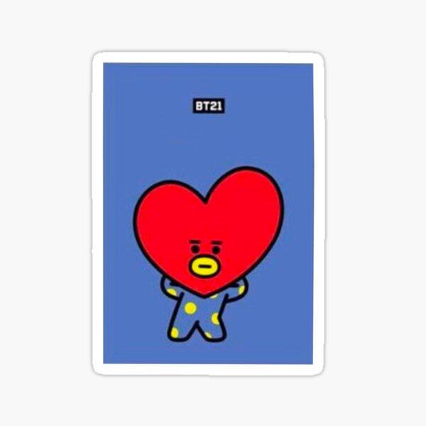 "BTS TATA" Sticker by vcamg | Redbubble