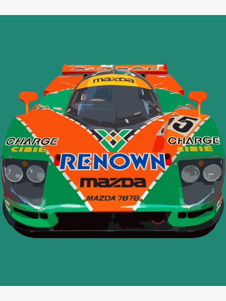 "Mazda 787b 787B Front" Poster for Sale by Autoadict98 | Redbubble