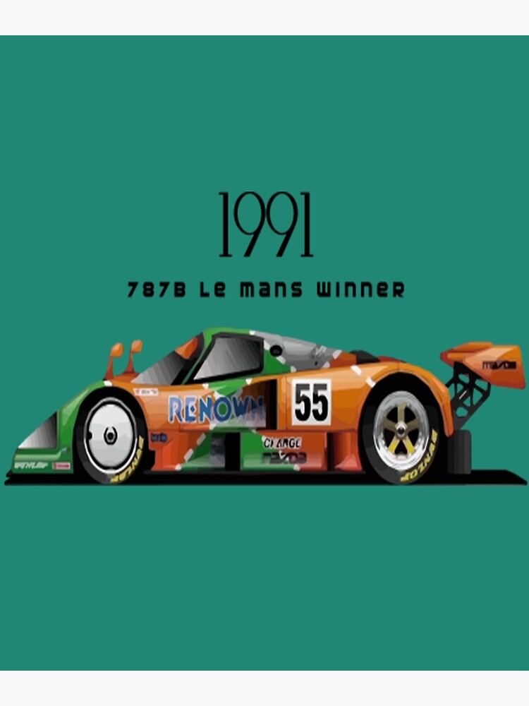 "Mazda 787b 1991 787B" Poster for Sale by Autoadict98 | Redbubble
