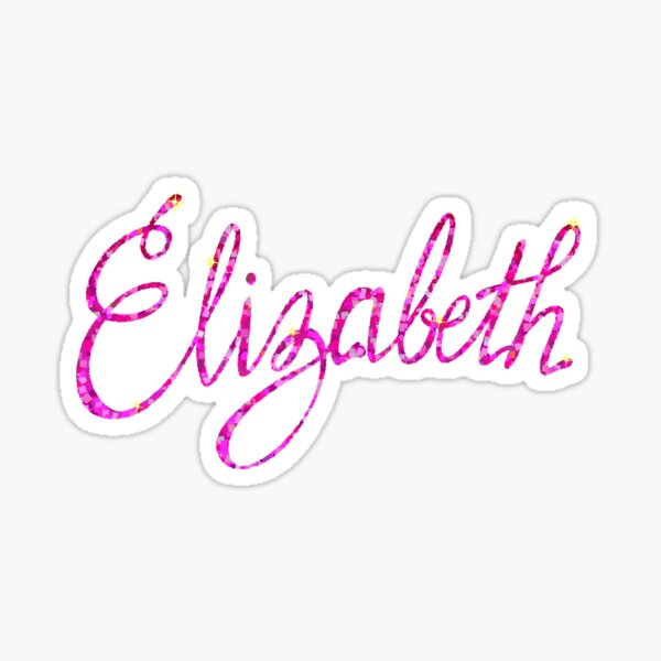 "Elizabeth" Sticker by Marishkayu | Redbubble