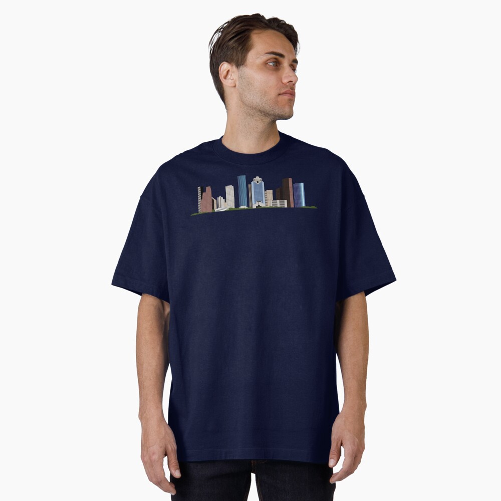 "HTX Houston Downtown Skyline" Sticker for Sale by unicornusrex | Redbubble