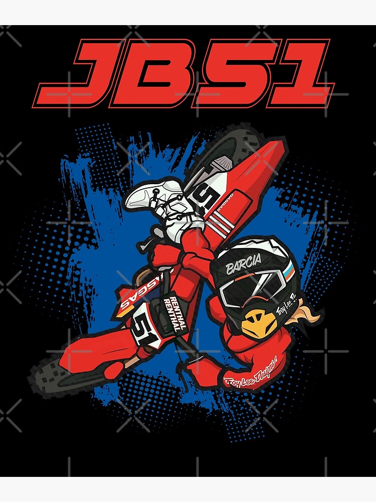 "Justin JB51 Barcia motocross Dirt bike Champion 51 Gift Design 2021 ...