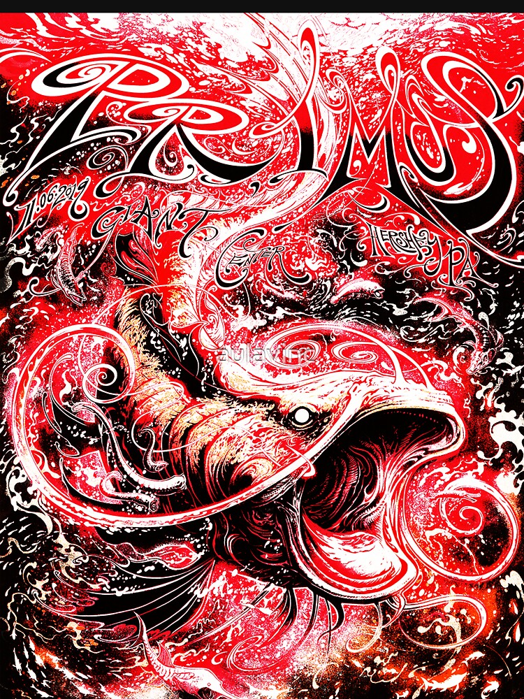 "red fish primus tour 2021 talia" T-shirt for Sale by aulavinc ...