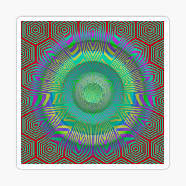 " Victor Vasarely Homage 5001" Sticker for Sale by Salocin | Redbubble