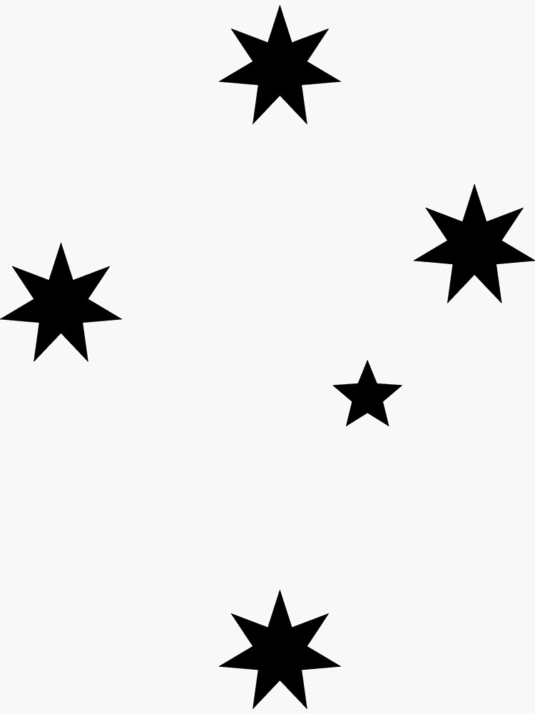 "Southern Cross" Sticker for Sale by justharold | Redbubble