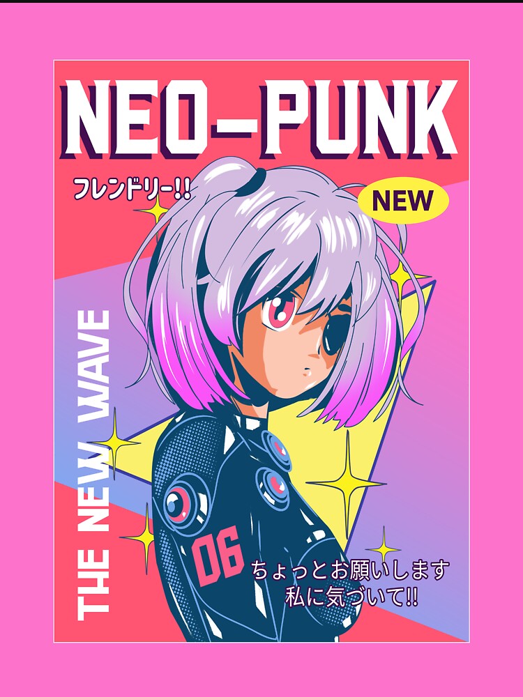 "NEO-PUNK" T-shirt for Sale by AladdinMktgs | Redbubble | anime t ...