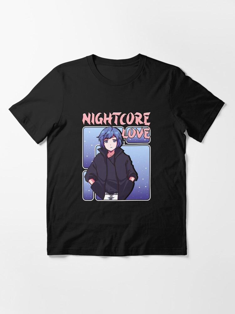 "Nightcore Love Japanese Music Anime Aesthetic EDM" T-shirt for Sale by ...
