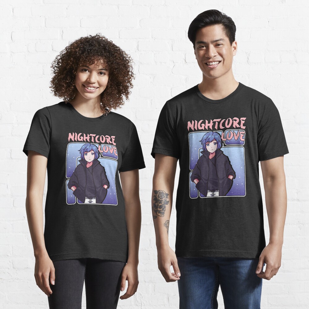 "Nightcore Love Japanese Music Anime Aesthetic EDM" T-shirt for Sale by ...
