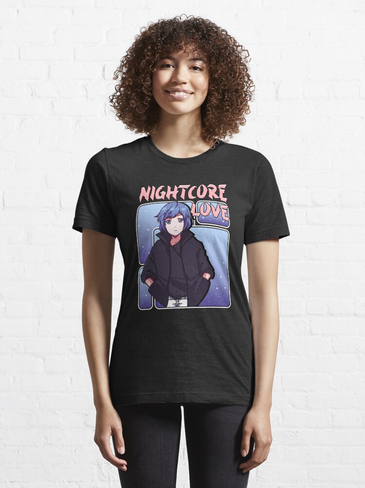 "Nightcore Love Japanese Music Anime Aesthetic EDM" T-shirt for Sale by ...
