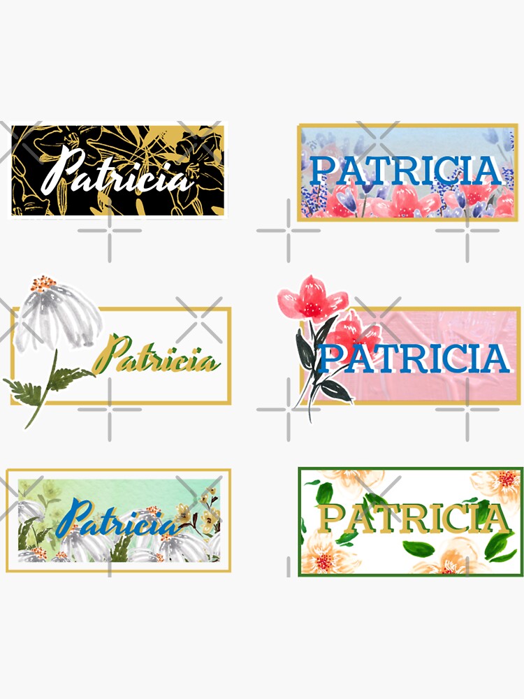 Pegatina «PATRICIA 1 etiqueta de nombre para Hydro Matraz, imagen de ...