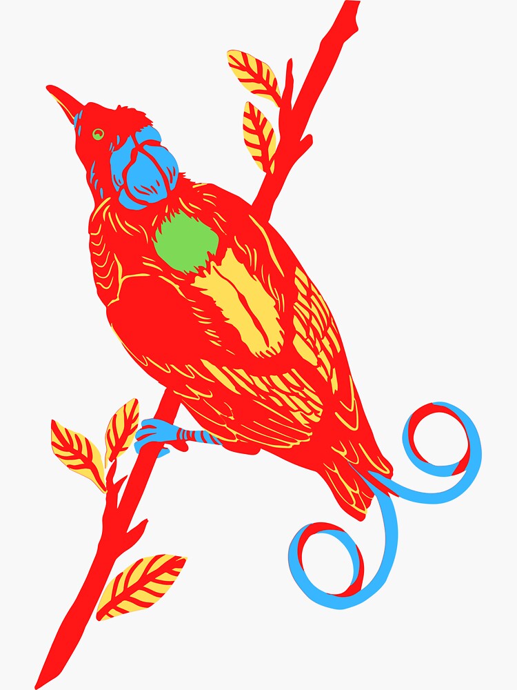 "Pride LGBT Bird" Sticker for Sale by eldyyn | Redbubble