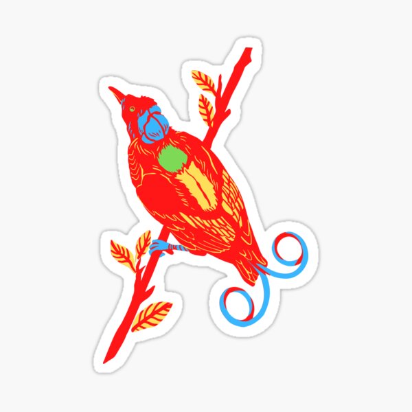 "Pride LGBT Bird" Sticker for Sale by eldyyn | Redbubble