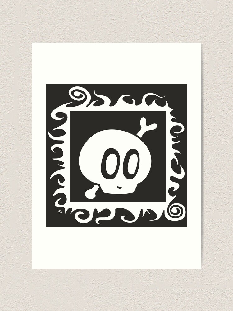 "Peter the Skeleton - Head" Art Print for Sale by jaythegreenling ...