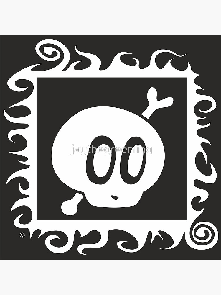 "Peter the Skeleton - Head" Art Print for Sale by jaythegreenling ...