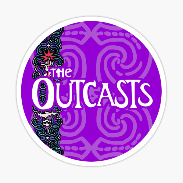 "Outcasts" Sticker for Sale by F-L-R-N | Redbubble